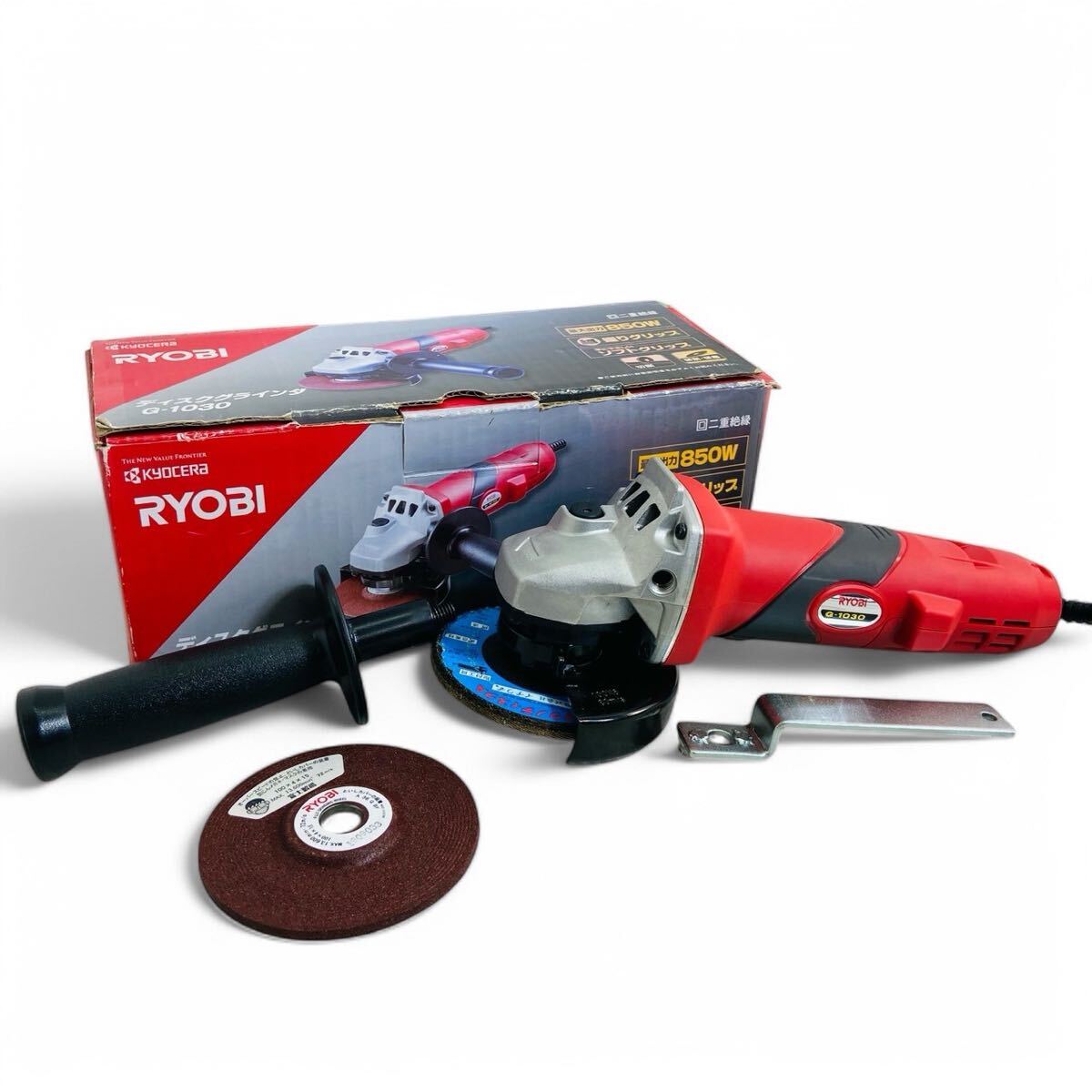 Yahoo!オークション - RYOBI リョービ ジスクグラインダー G-1030 100...