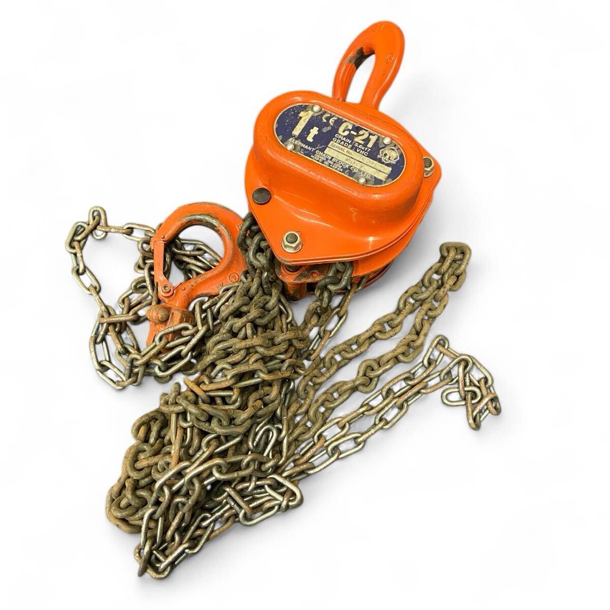 象印 C-21 チェーンブロック 1t 1トン 1ton 1000kg ホイスト クレーン 荷吊り ニ(工具、DIY用品)｜売買されたオークション情報、yahooの商品情報をアーカイブ公開 ...