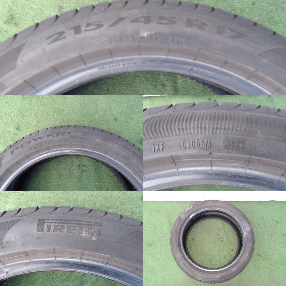 Yahoo!オークション - 【即決送料無料] SALE PIRELLI POWERGY 215/45r...