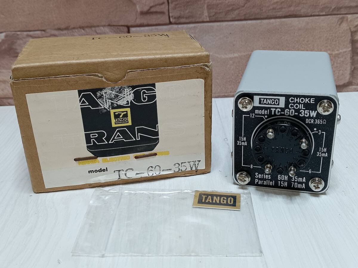 TANGO タンゴ TC-60-35W チョークコイル 60H 35mA 15H 70mA チョークトランス 検 オーディオ 真空管アンプ 管球式 プリアンプ パワーアンプ(パーツ、部品 ...