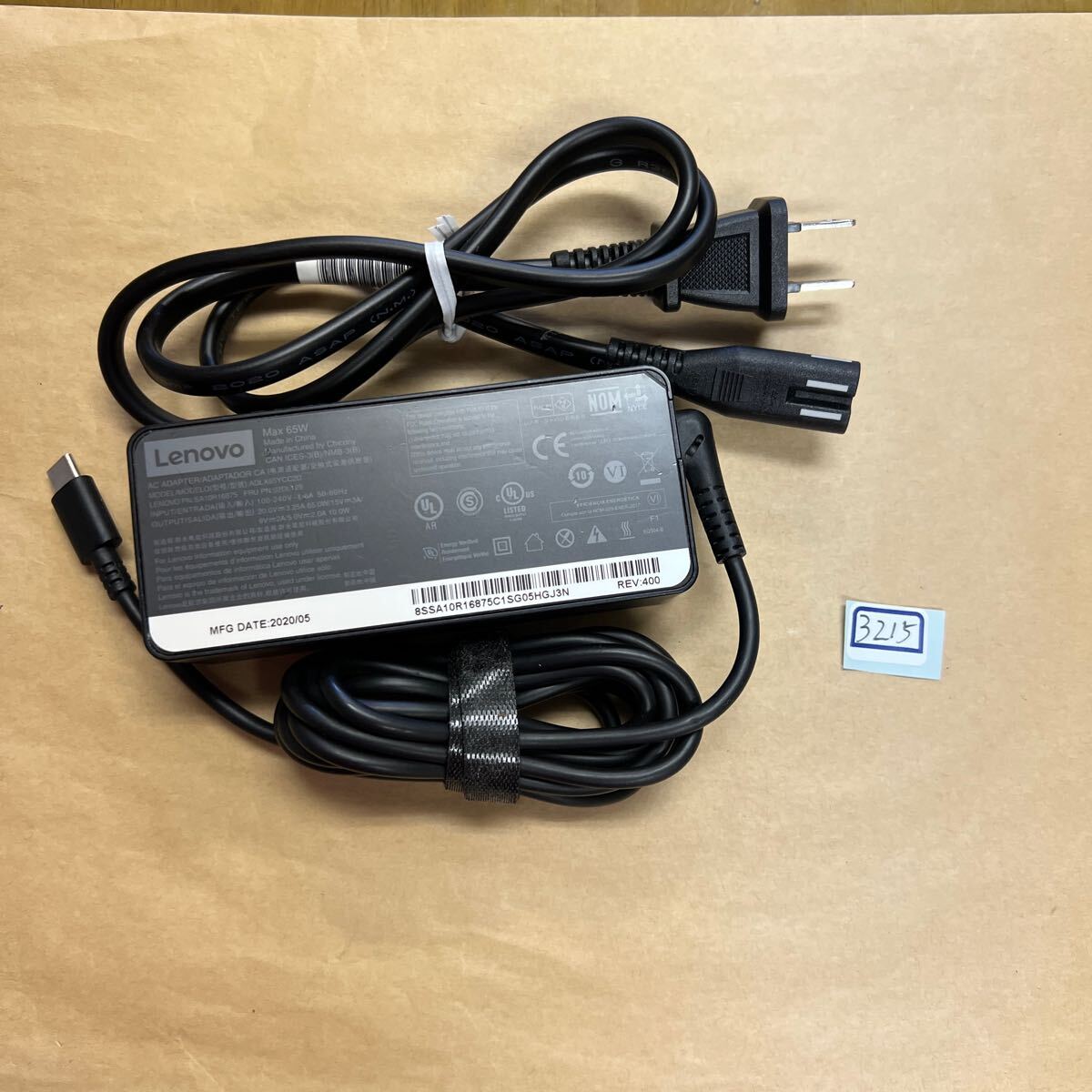 Yahoo!オークション - #3215#Lenovo 65W Type-C ACアダプター