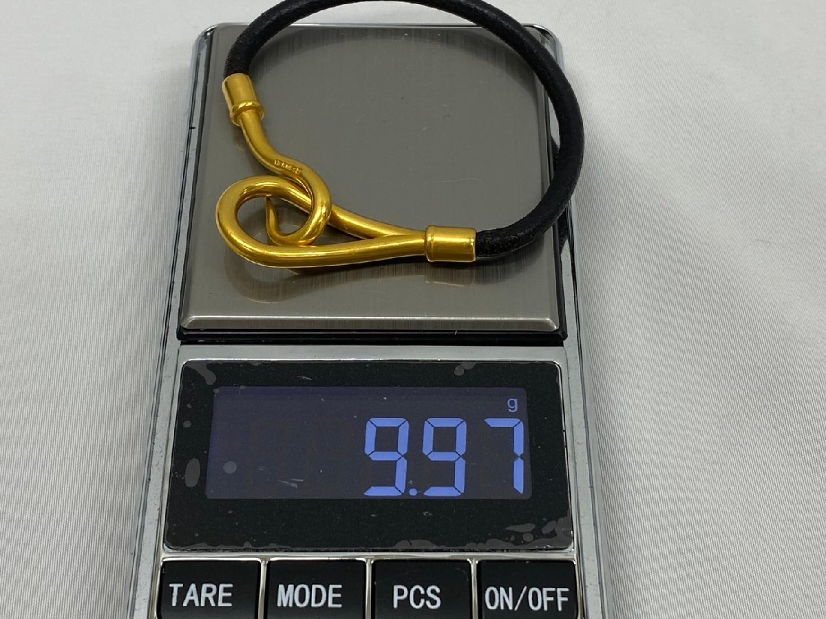 Yahoo!オークション - Herms エルメス ジャンボブレス レザーブラック...