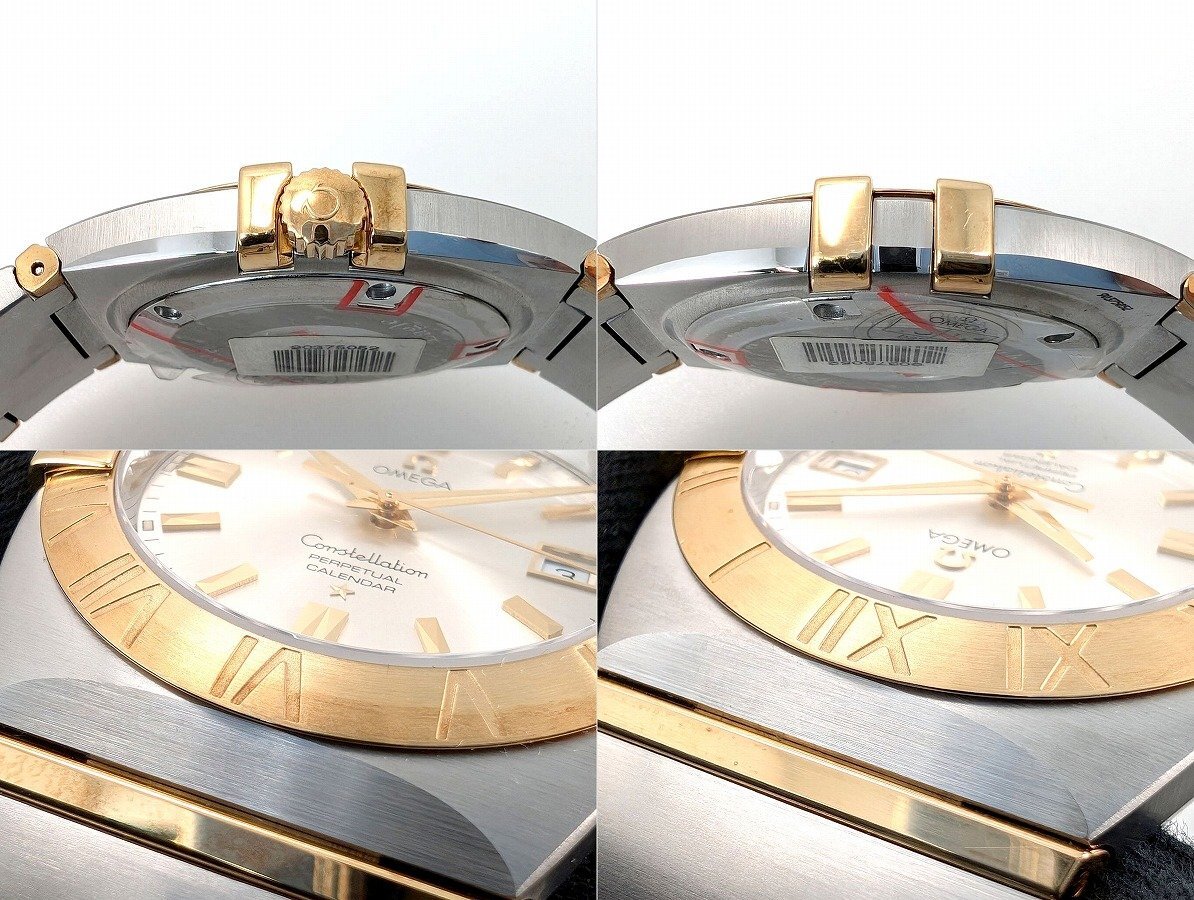 OMEGA オメガ コンステレーション ダブルイーグル パーペチュアルカレンダー 1213.30.00 K18YG SS 不動 225297(コンステレーション)｜売買されたオークション情報 ...
