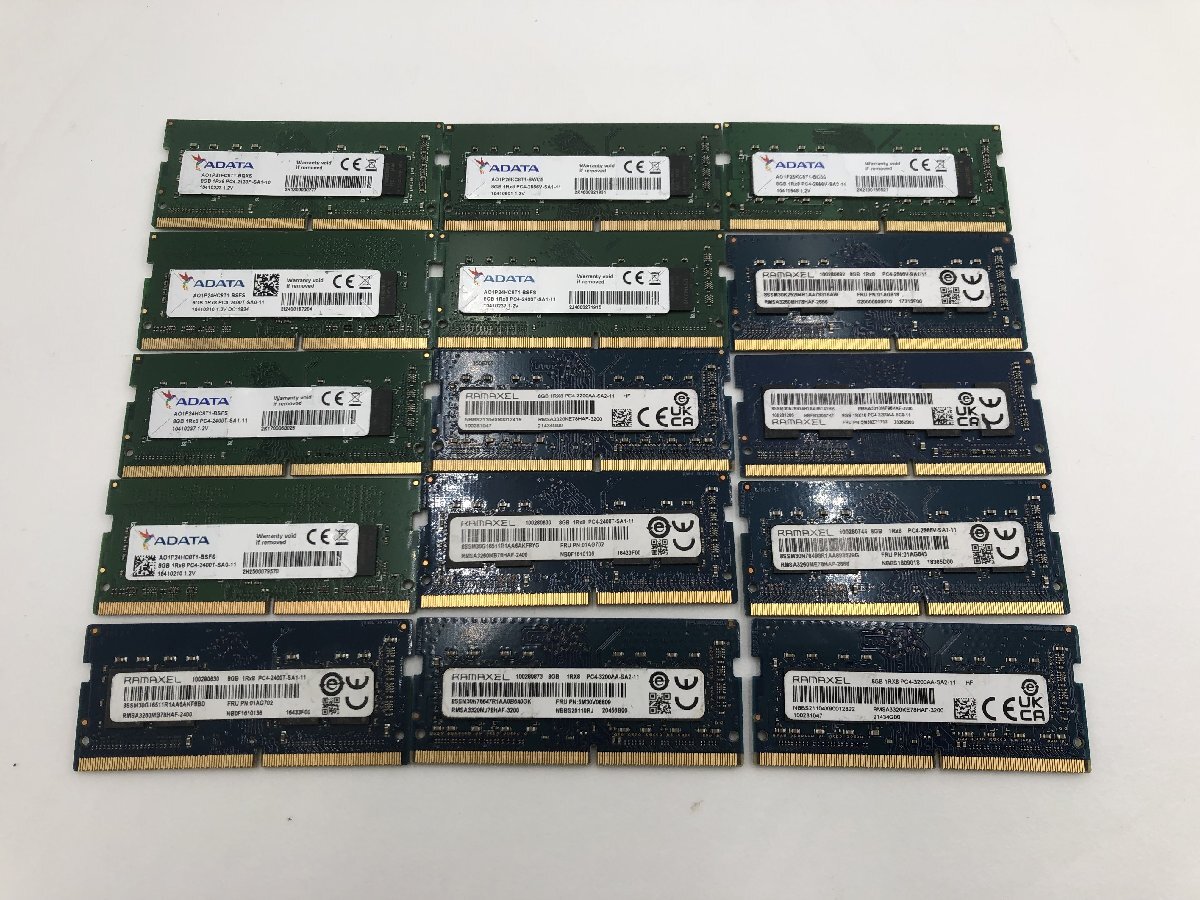 Yahoo!オークション - 【RAMAXEL 他】ノートPC用 メモリ 8GB DDR4 部...