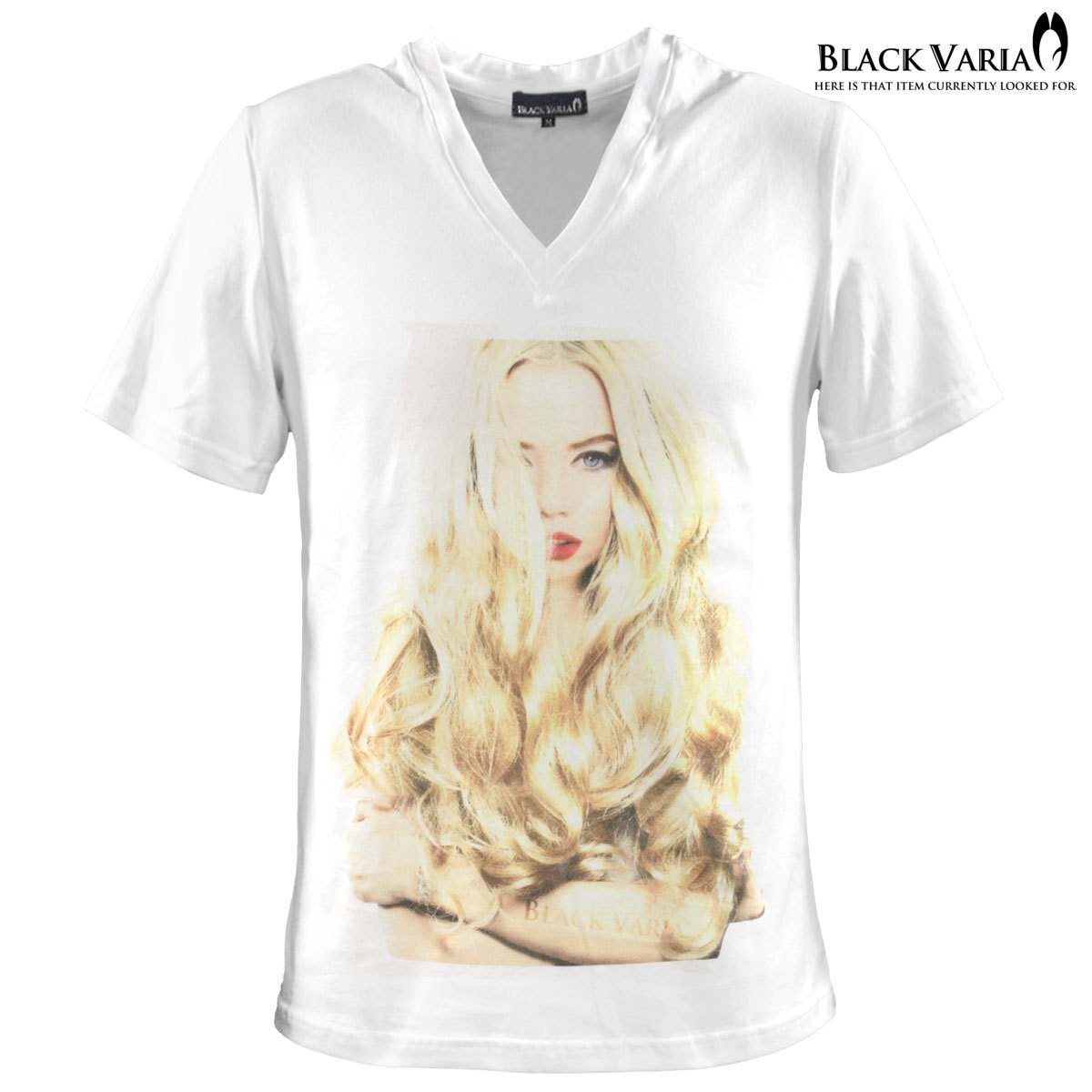 Yahoo!オークション - zkt004ls-wh1 BLACK VARIA ロング巻き髪ガール ...