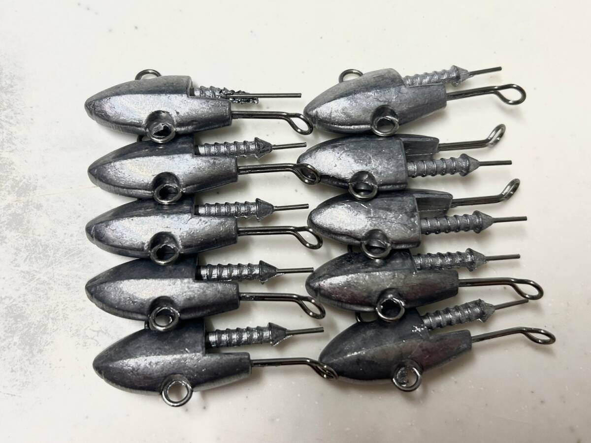 Yahoo!オークション - ジグヘッド 21g 10個セット ジグヘッドワーム ル...