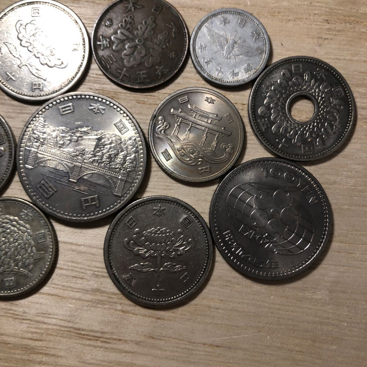 Yahoo!オークション - R108【古銭 硬貨 おまとめ10枚セット 銀貨 日本...