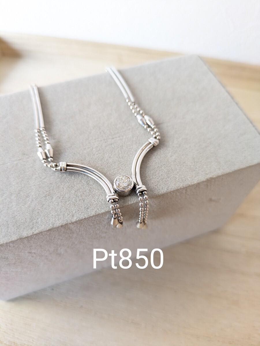 Yahoo!オークション - nプラチナ レディース ジュエリー 058刻印あり1...