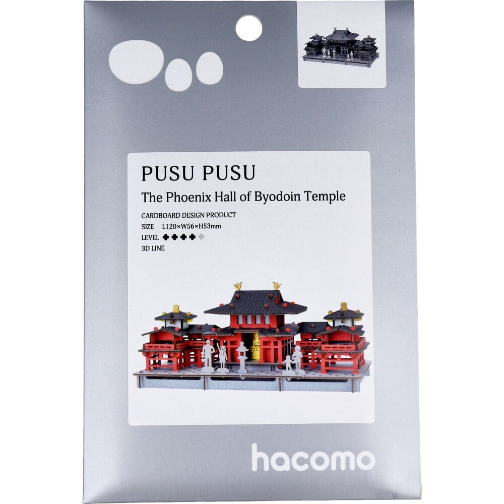 Yahoo!オークション - hacomo PUSUPUSU 平等院鳳凰堂 ダンボール工作キ...