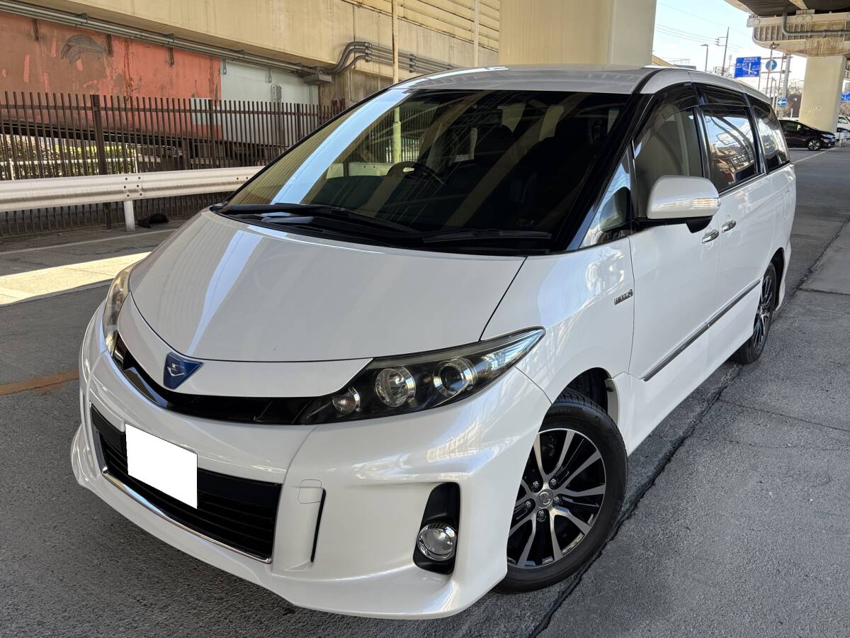 Yahoo!オークション - 即決特典込々80万 H26 エスティマHV アエラス プ...