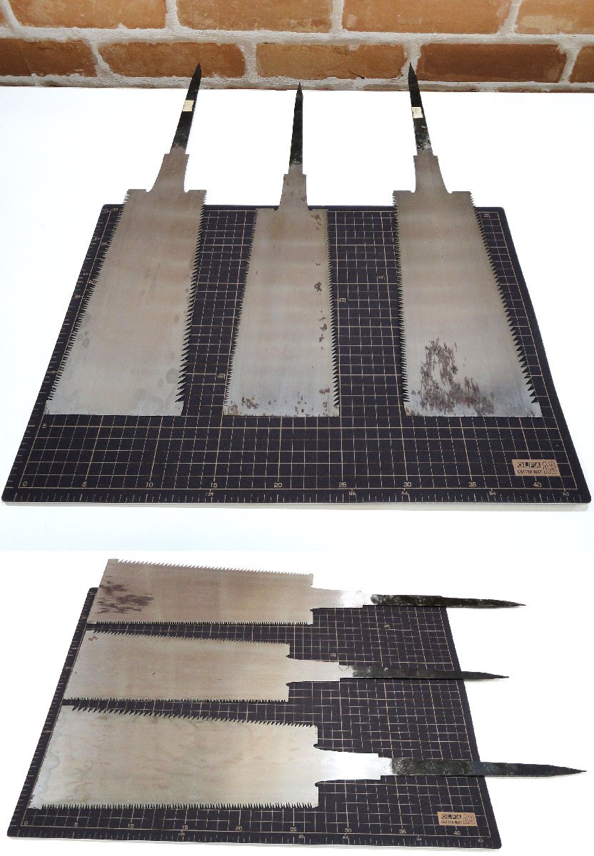 Yahoo!オークション - 2183【金物店在庫 】 未使用品 両刃鋸 ノコギリ ...