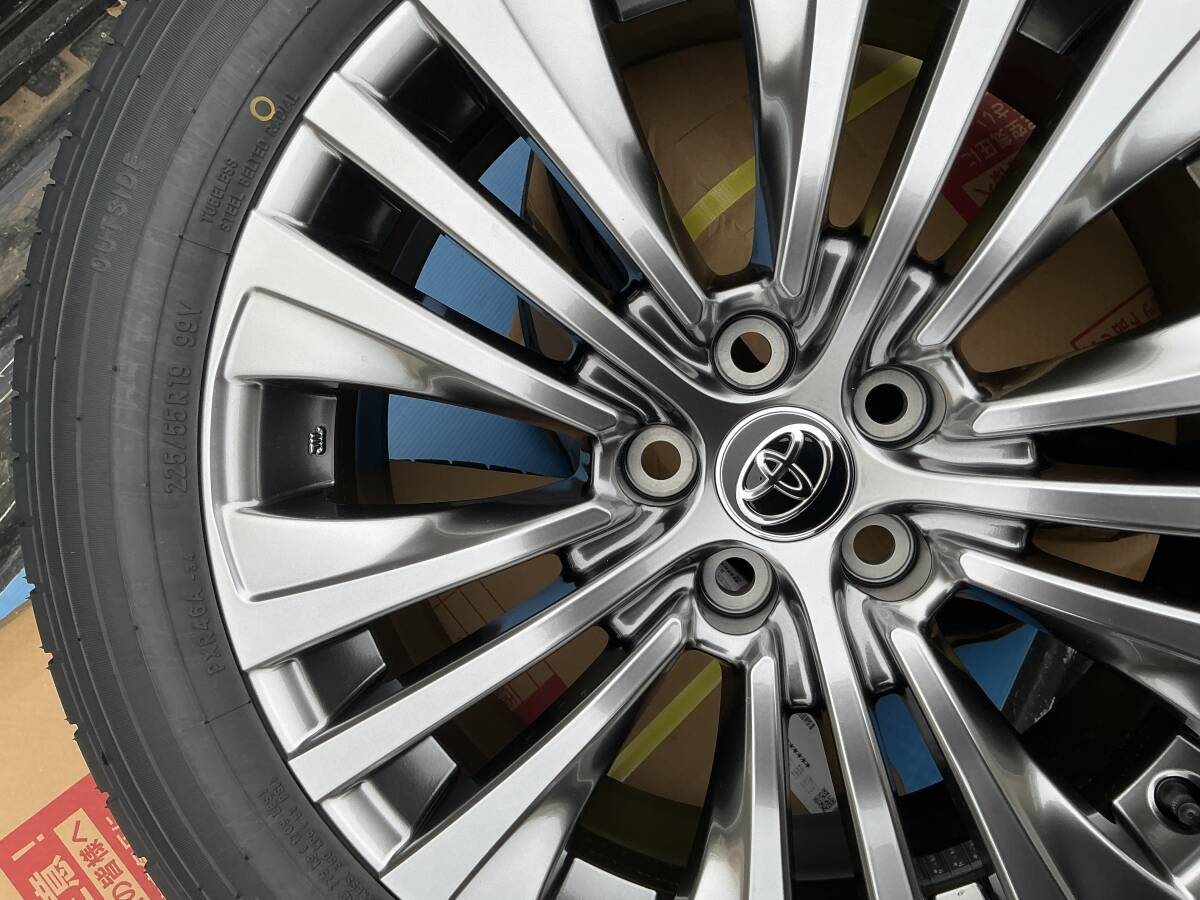 Yahoo!オークション - トヨタ80ハリアーZグレド新品225/55R19 4本セッ...