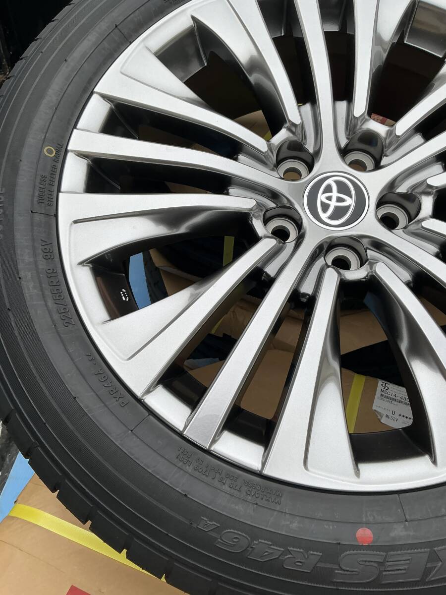 Yahoo!オークション - トヨタ80ハリアーZグレド新品225/55R19 4本セッ...