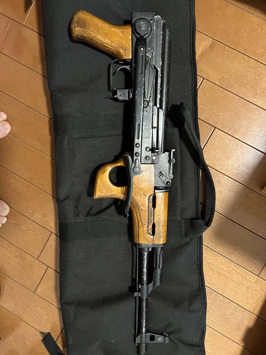Yahoo!オークション - 【訳あり】CYMA AK-47S CM042S フルメタル ウッ...