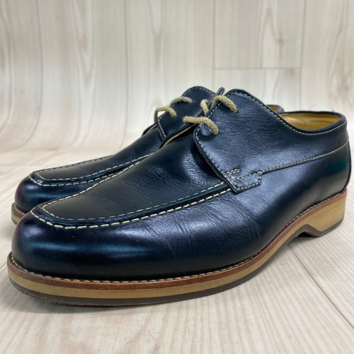 G22 FN 250110 34 Burberry バーバリー デッキシューズ レザーシューズ カジュアルシューズ ブラック メンズ 24.5cm(24.5cm)｜売買されたオークション情報 ...