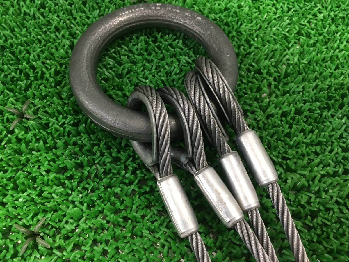 Yahoo!オークション - 【0907】4点ワイヤースリング IT7RK892PQ9O