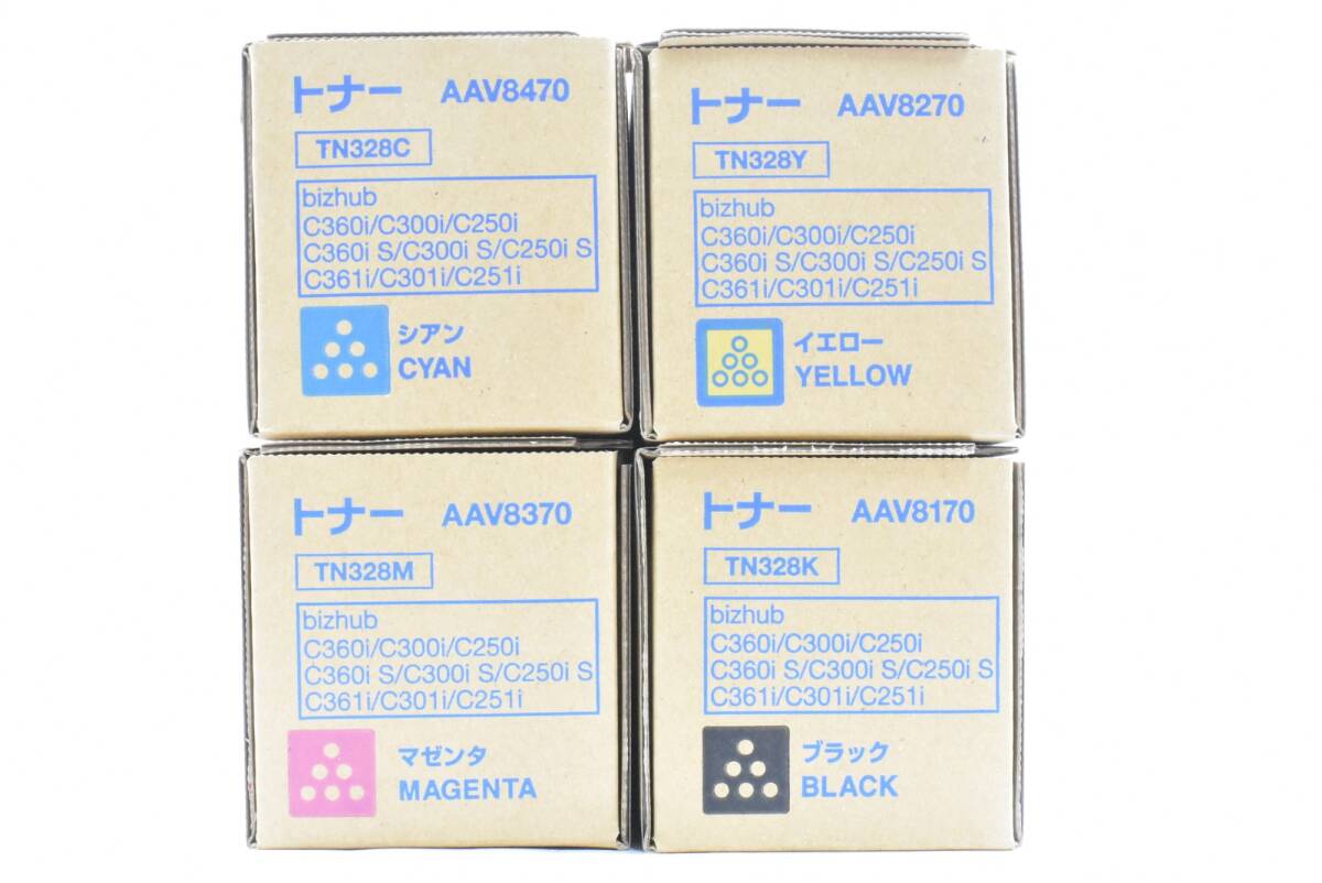 Yahoo!オークション - 未使用 コニカミノルタ 純正 トナー TN328 4色（...