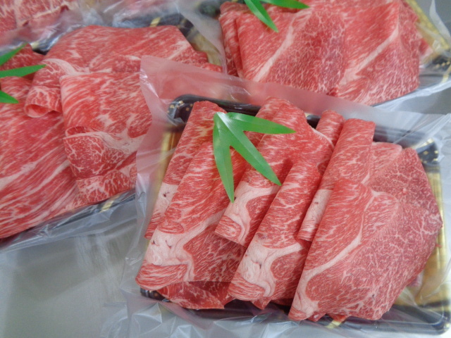 Yahoo!オークション - ふらのA5牝 超特肩 外モモ（しゃぶ切り落とし）...