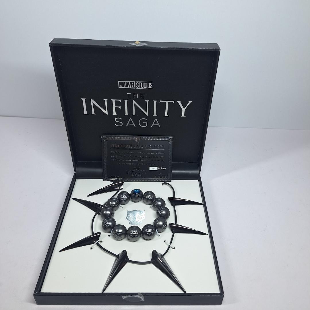 MARVEL ブラックパンサー キモヨビーズとネックレスセット Black MARVEL ブラックパンサー キモヨビーズとネックレスセット Black
