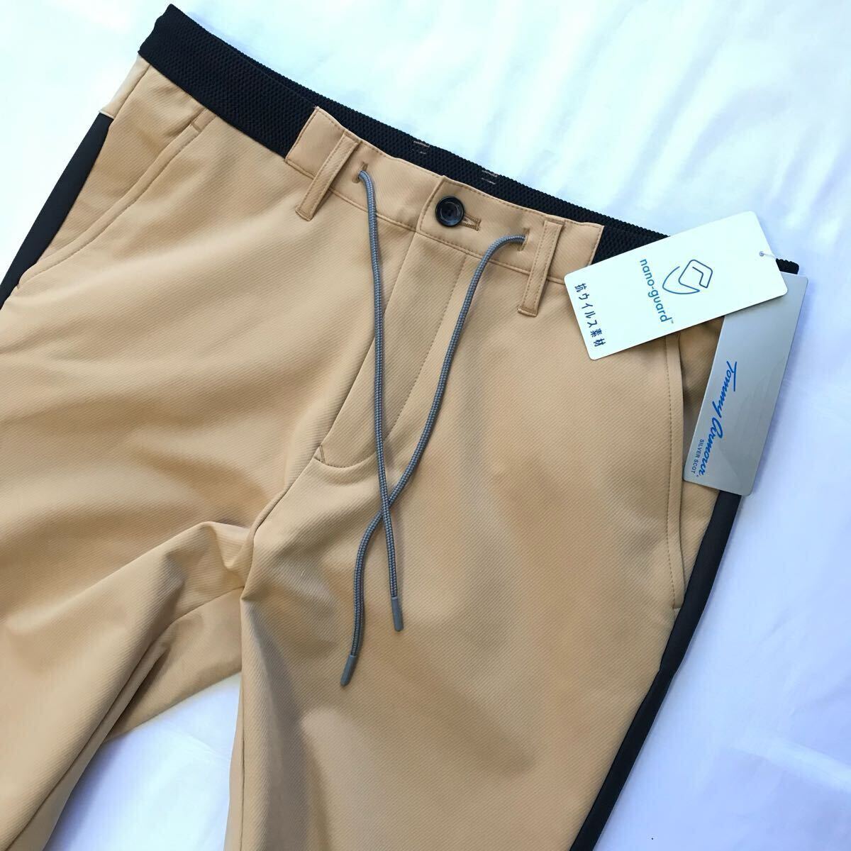 Yahoo!オークション - J059新品【メンズL】茶ベージュ ゴルフ トミー...