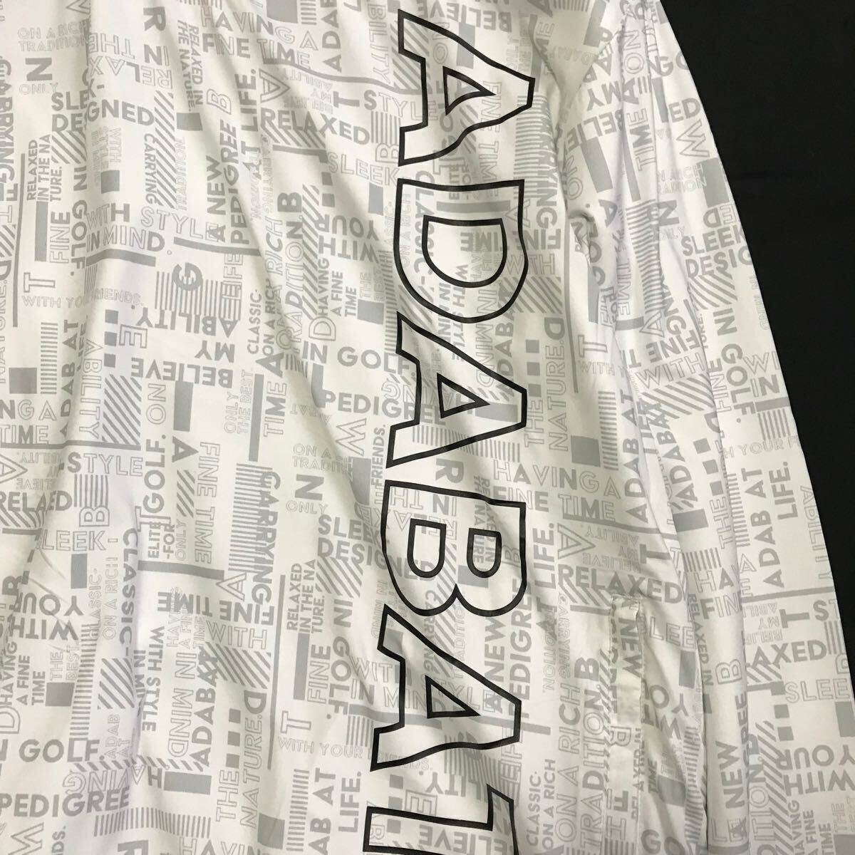 Yahoo!オークション - 026新品【メンズM】ホワイト 総柄 adabat アダ...