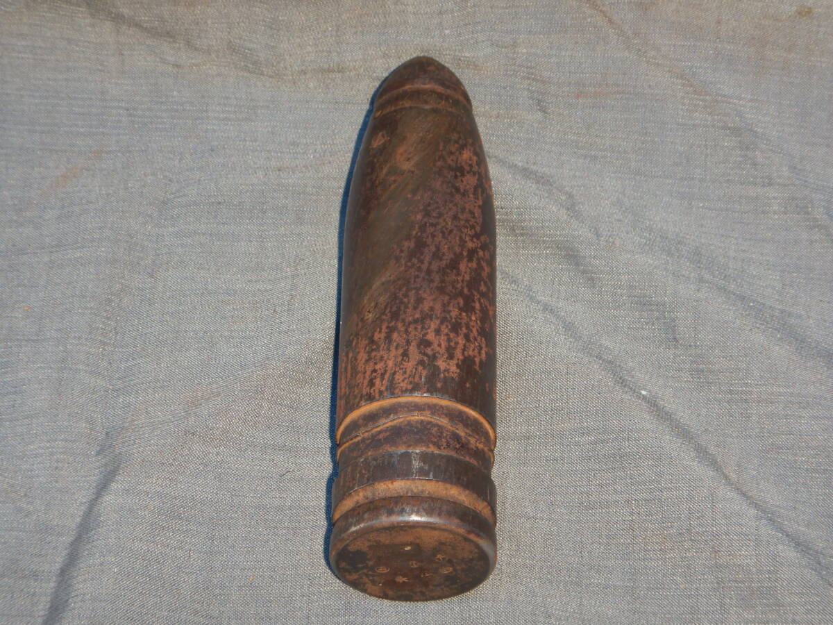 Yahoo!オークション - 戦前 戦時中 日本海軍 海軍 砲弾 15.7cm 直径 ...