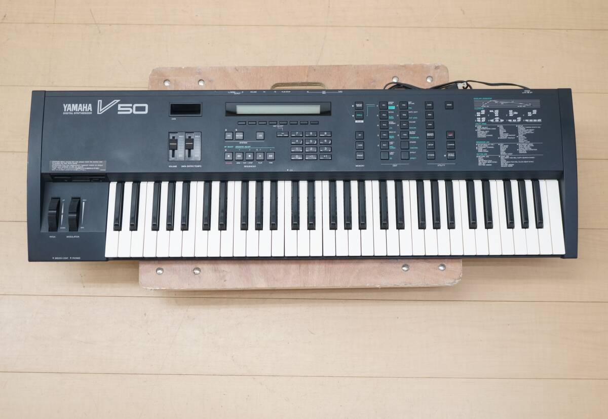 YAMAHA ヤマハ V50 シンセサイザー キーボード(ヤマハ)｜売買されたオークション情報、yahooの商品情報をアーカイブ公開 - オークファン（aucfan.com）