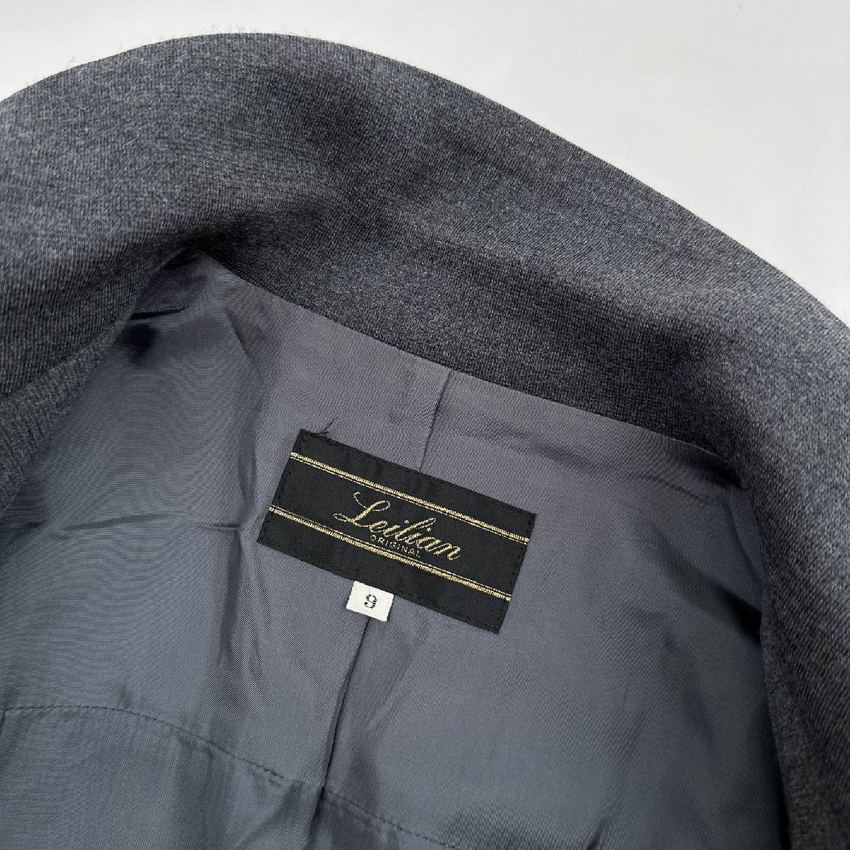 Yahoo!オークション - 上品デザイン Leilian レリアン ウール ハーフコ...