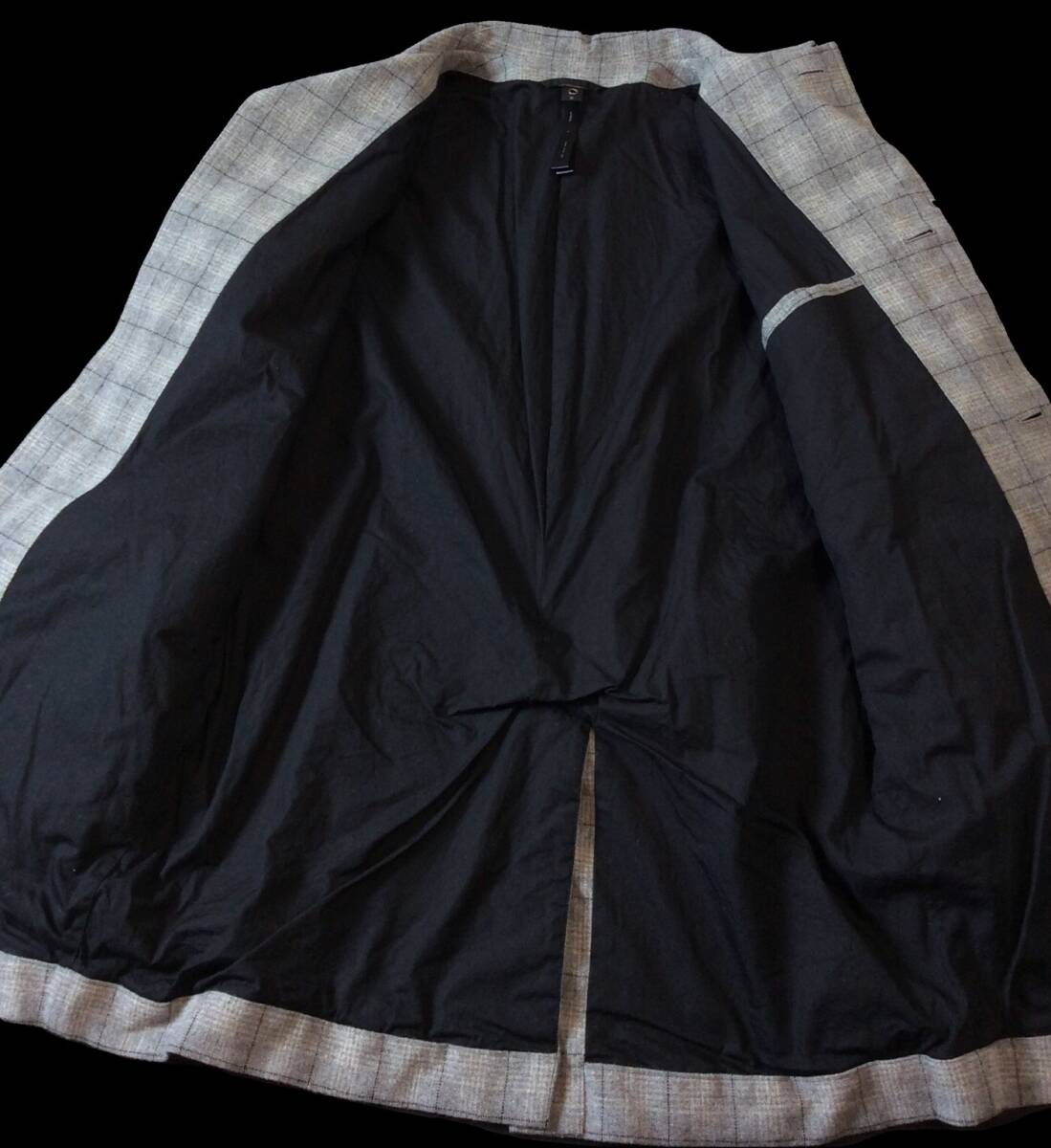 Yahoo!オークション - wjk ダブルジェイケイ チェック ウール コート ...