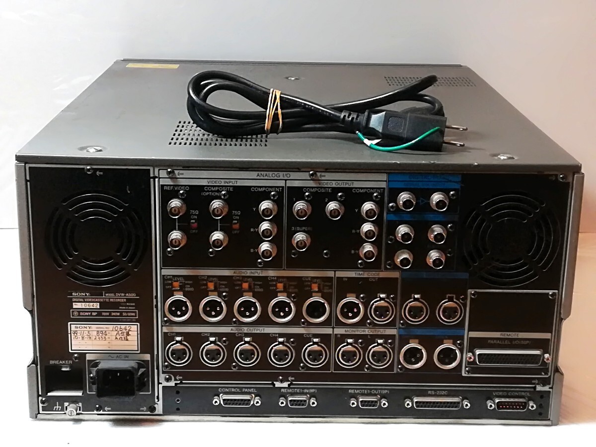 Yahoo!オークション - SONY ソニー デジタルベータカムレコーダー DVW-...