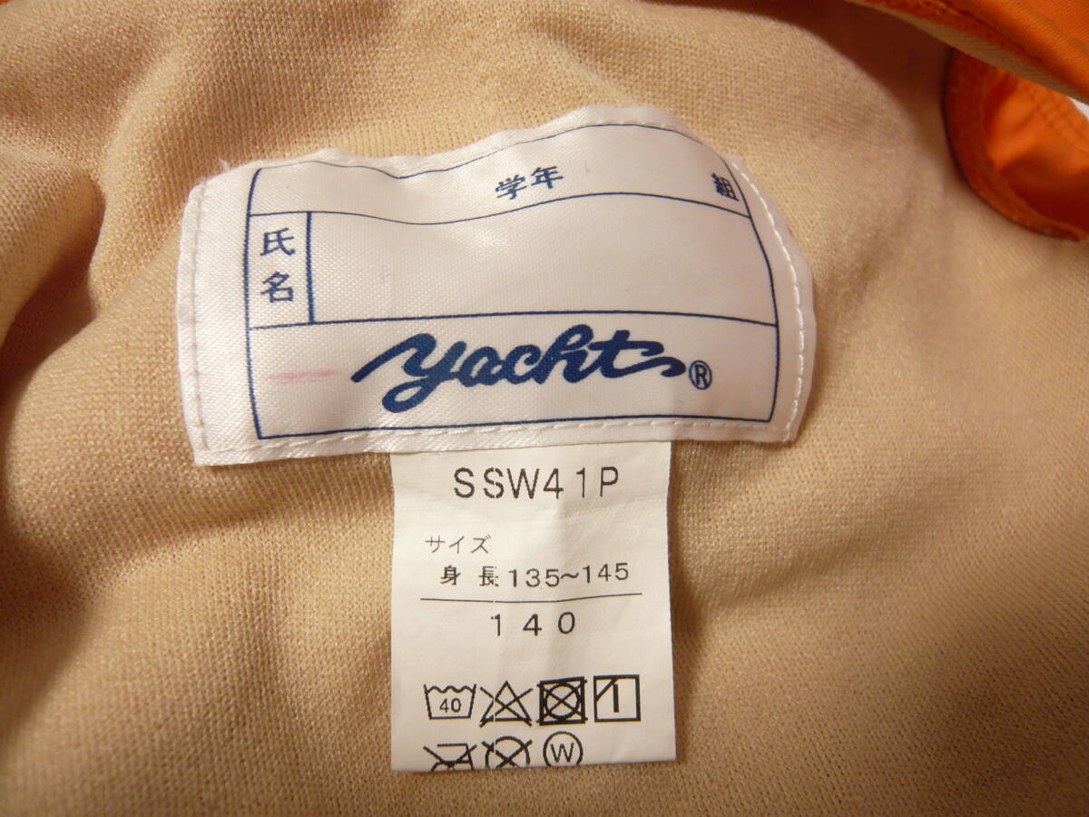 Yahoo!オークション - 5847 YACHT 鮮やかオレンジ×黒 ジュニア 競泳水...