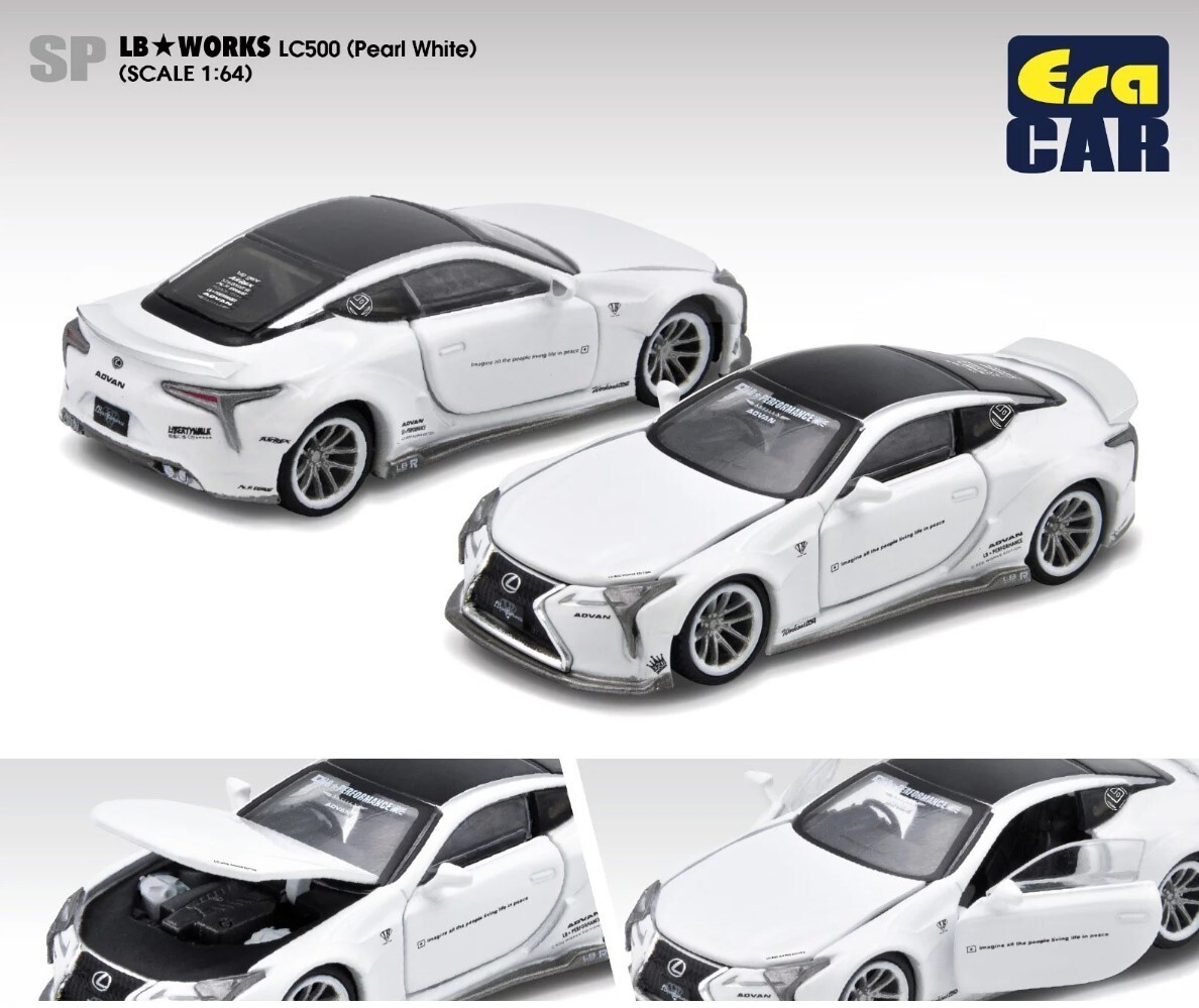 Yahoo!オークション - エラカー 1/64 リバティーウォーク レクサス LC5...