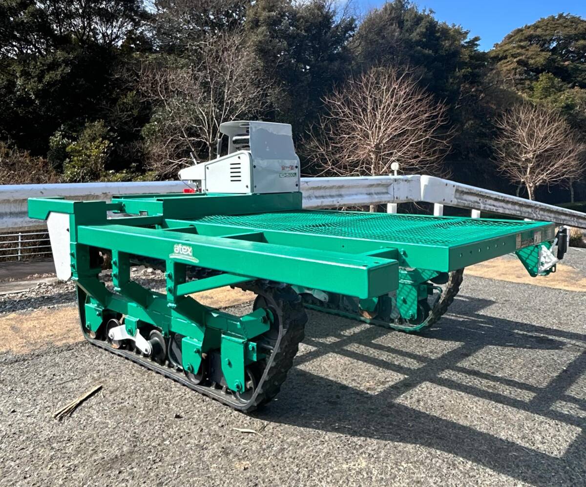 Yahoo!オークション - アテックス XGH500 楽畝 高床作業車 運搬車 クロ...