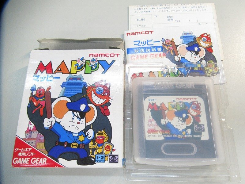 Yahoo!オークション - GGソフト マッピー MAPPY 【箱・説明書付き】 セ...
