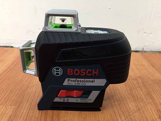 Yahoo!オークション - ボッシュ グリーン レーザー墨出し器 GLL3-80CG ...