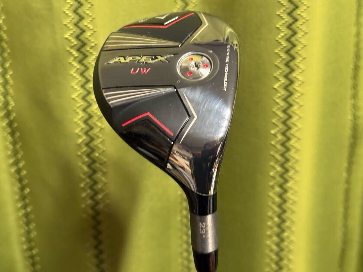 Yahoo!オークション - レアシャフト装着 キャロウェイ APEX UW 23度 VE...