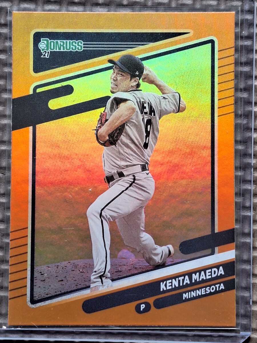 Yahoo!オークション - 2021 Panini Donruss #176 KENTA MAEDA Orange F...