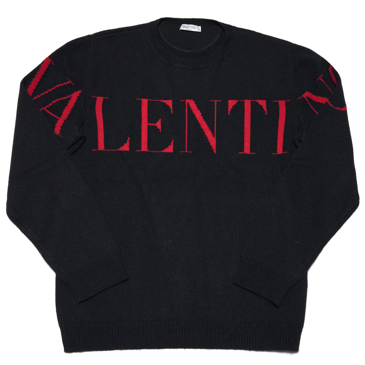 ヴァレンティノ カシミア ロゴ ニット セーター L 黒 ブラック 赤 レッド SV3KC04J5GE(男性用)｜売買されたオークション情報、yahooの商品情報をアーカイブ公開 ...