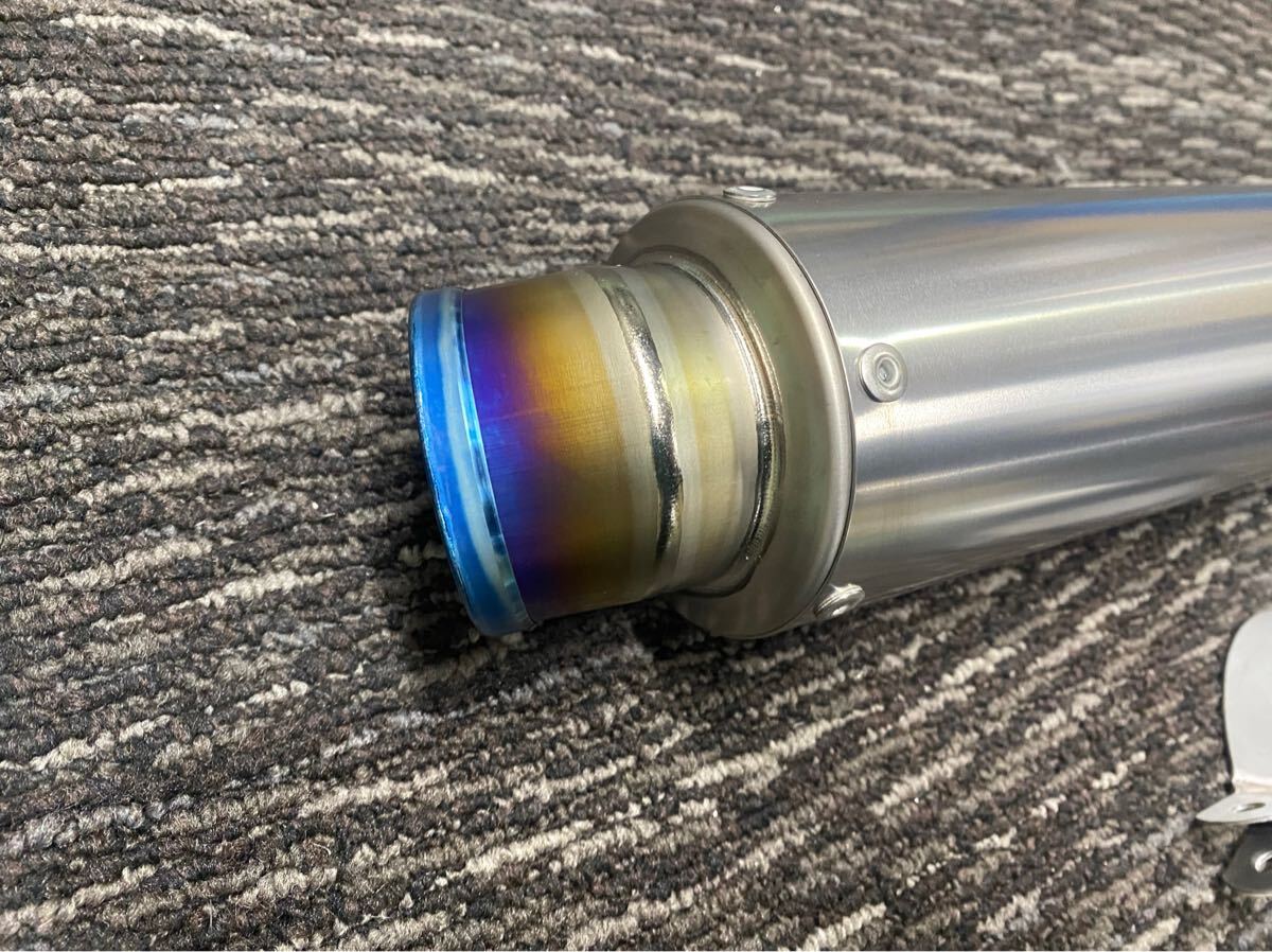 Yahoo!オークション - チタンサイレンサー スーパーロング 約84φ 汎...