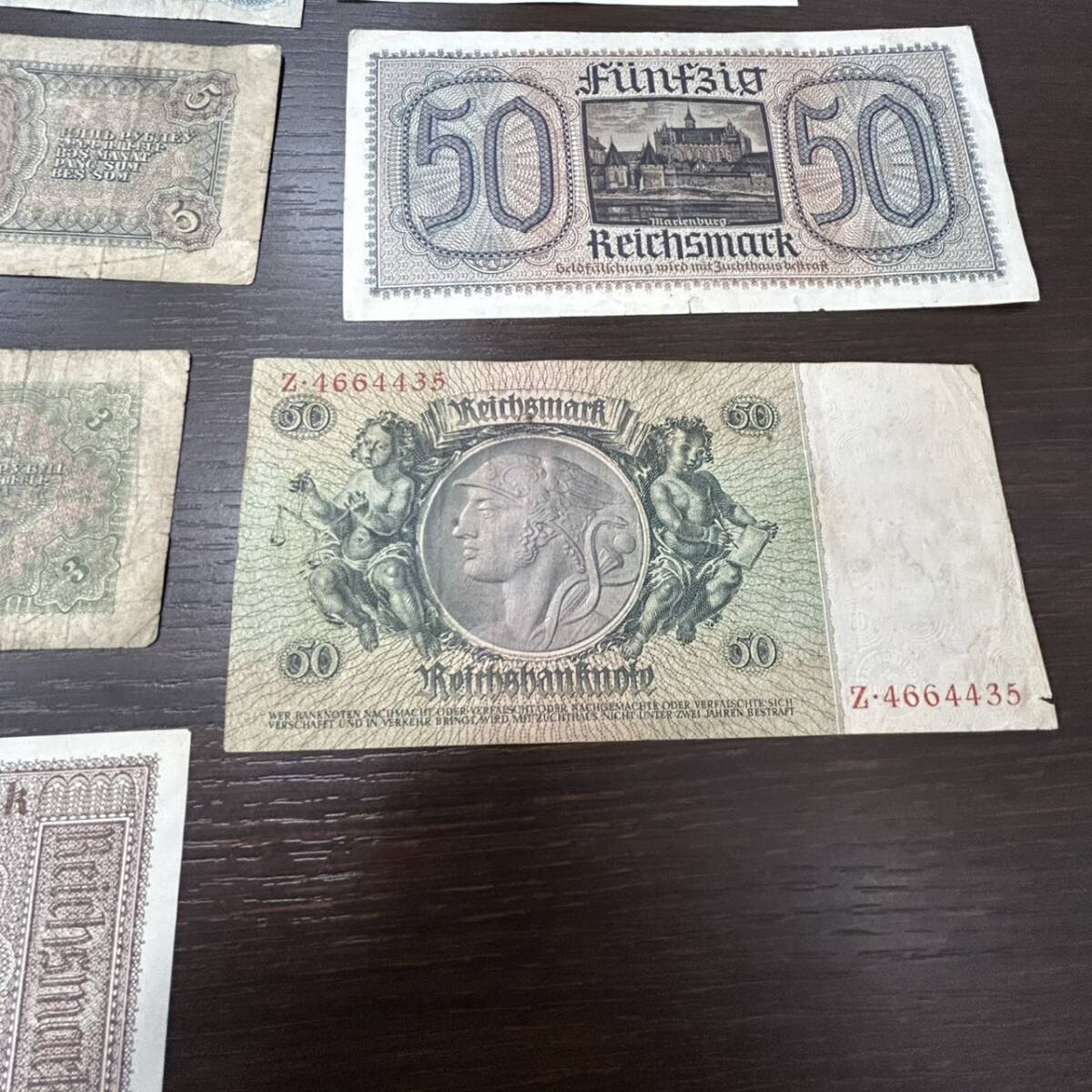 Yahoo!オークション - 1122A ナチスドイツ 占領下 ベルギー ドイツ紙幣...