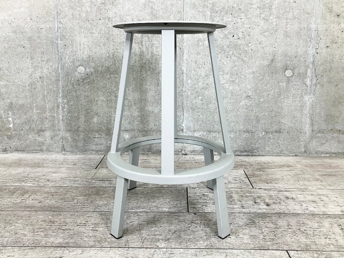 HAY/ヘイ Revolver bar stool / リボルバー バースツール ロー H65 カフェ 北欧 グレー(金属製フレーム)｜売買されたオークション情報、yahooの商品情報を ...