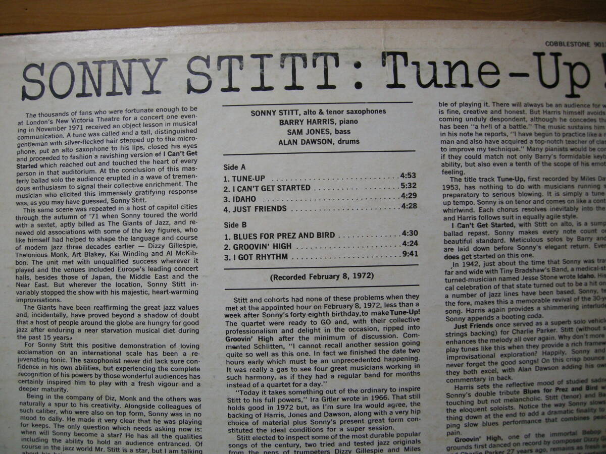 Sonny Stitt /Tune-Up koike(ジャズ一般)｜売買されたオークション情報、yahooの商品情報をアーカイブ公開 - オークファン（aucfan.com）