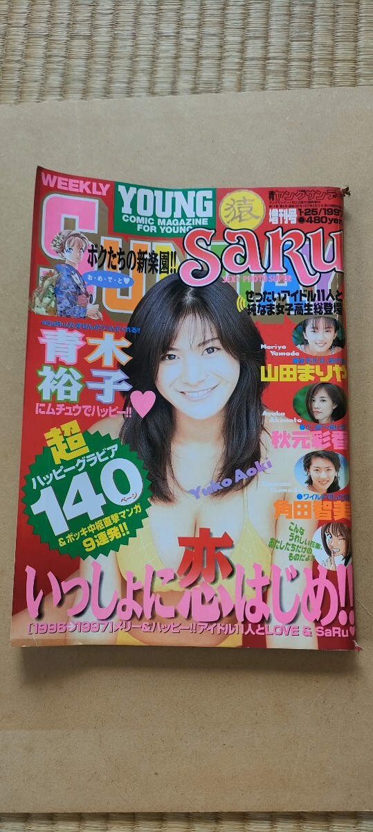 Yahoo!オークション - 週刊 ヤングサンデー増刊号 SaRu 猿 サル 1997年...