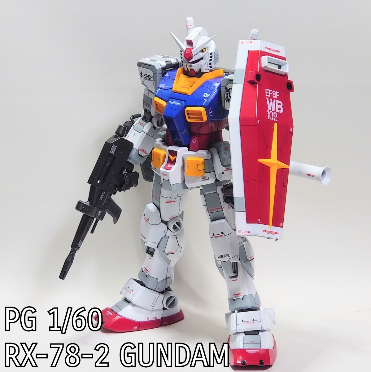 Yahoo!オークション - PG1/60「RX-78-2 ガンダム+武器セット」ディテー...