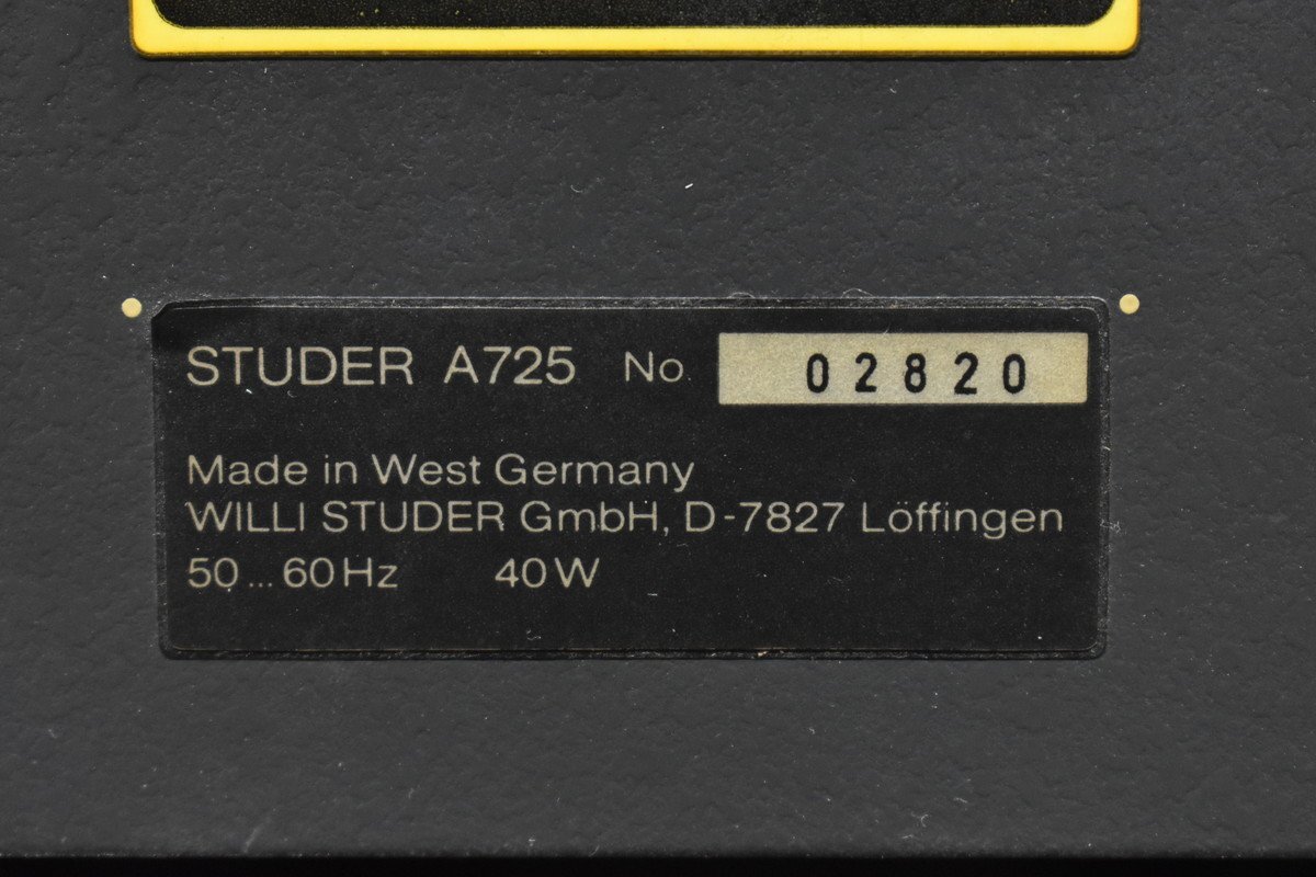 Yahoo!オークション - 【G】STUDER A725 CDプレイヤー スチューダー 30...