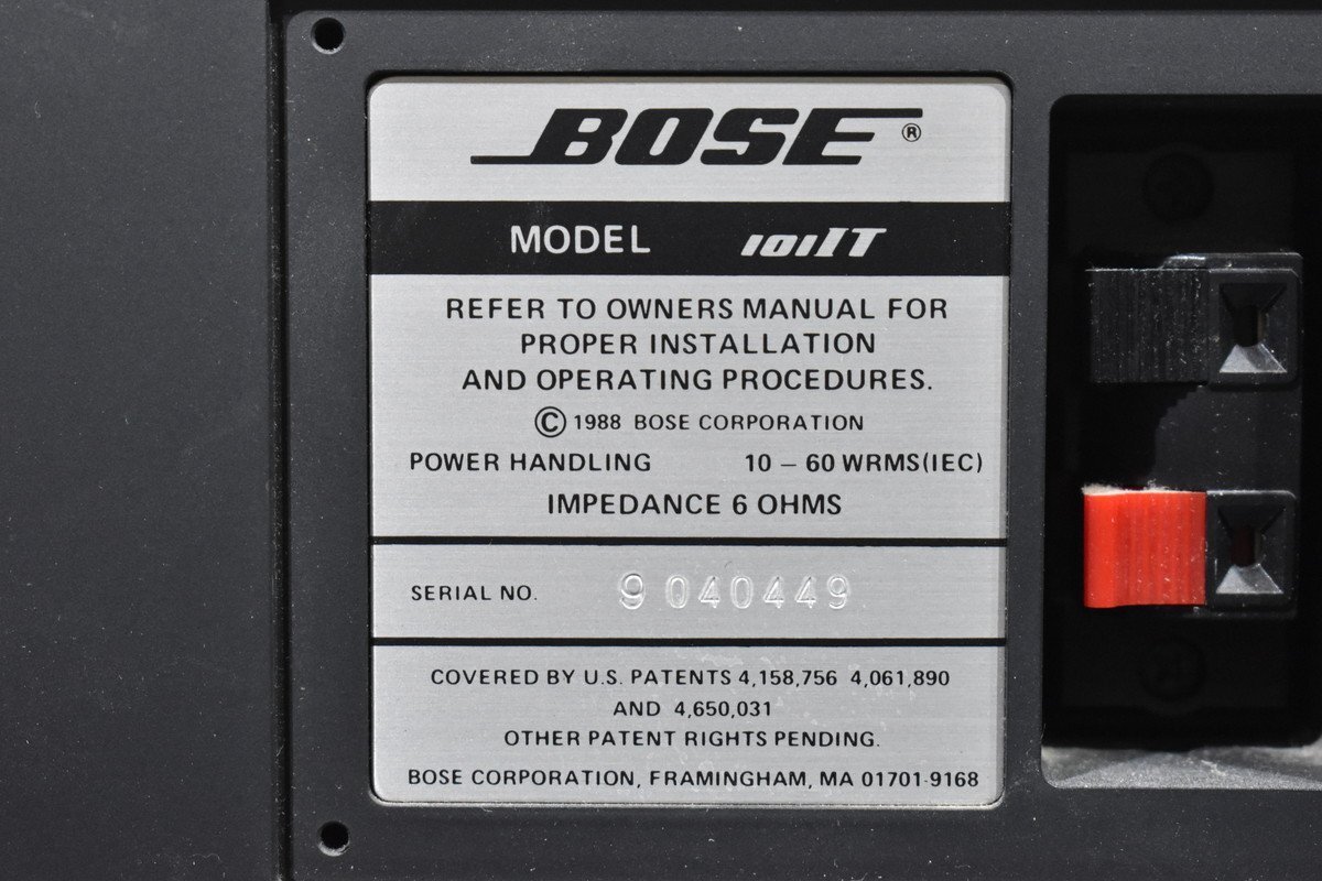 Yahoo!オークション - 【C】BOSE 101IT スピーカーペア ボーズ 3014174