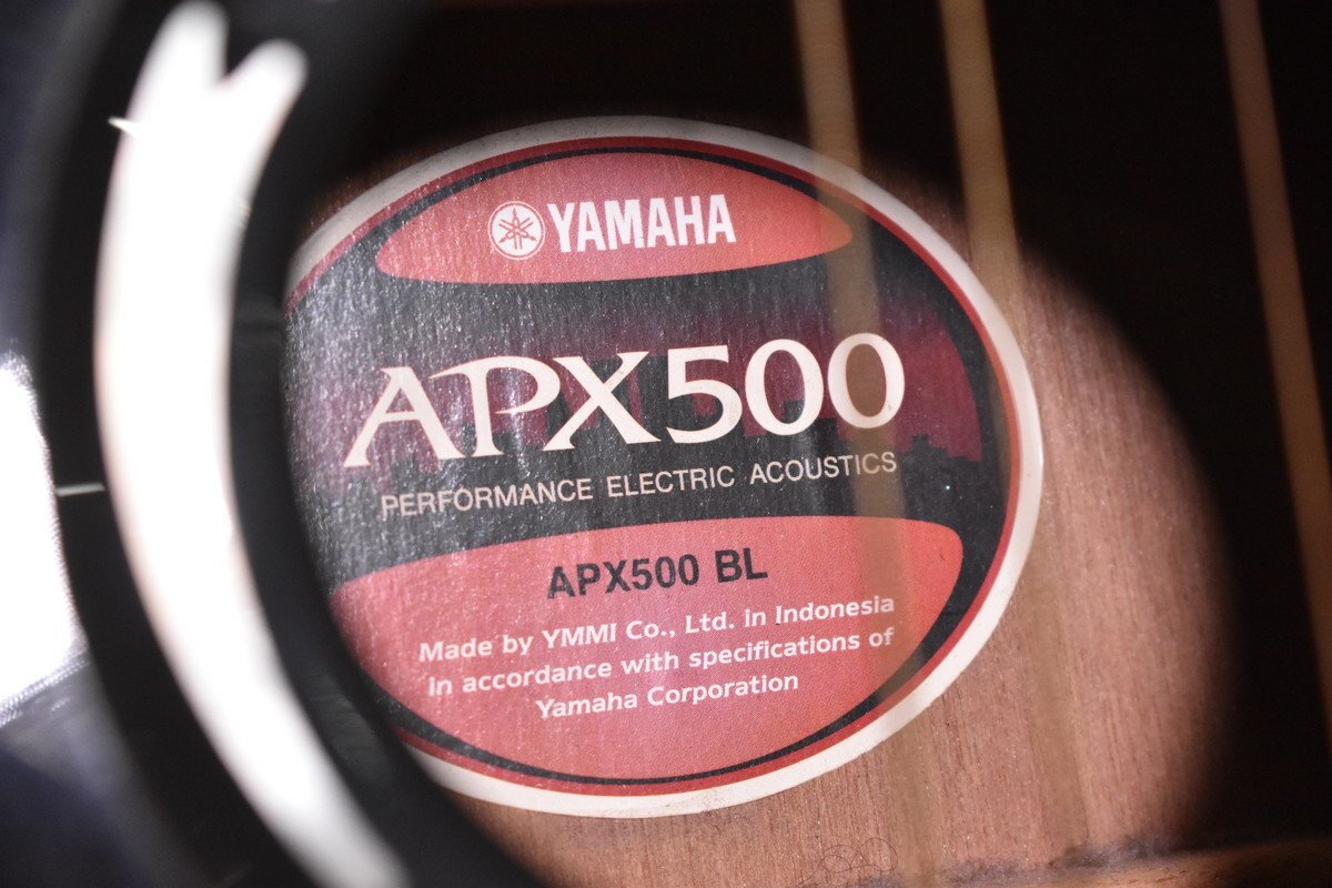 Yahoo!オークション - 【G】YAMAHA APX500 BL エレアコ/アコースティッ...