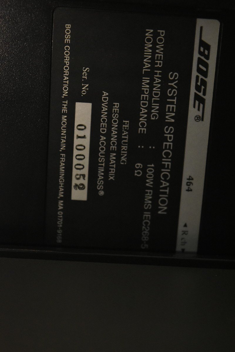 Yahoo!オークション - 【C】BOSE 464 スピーカー ペア ボーズ スタンド...