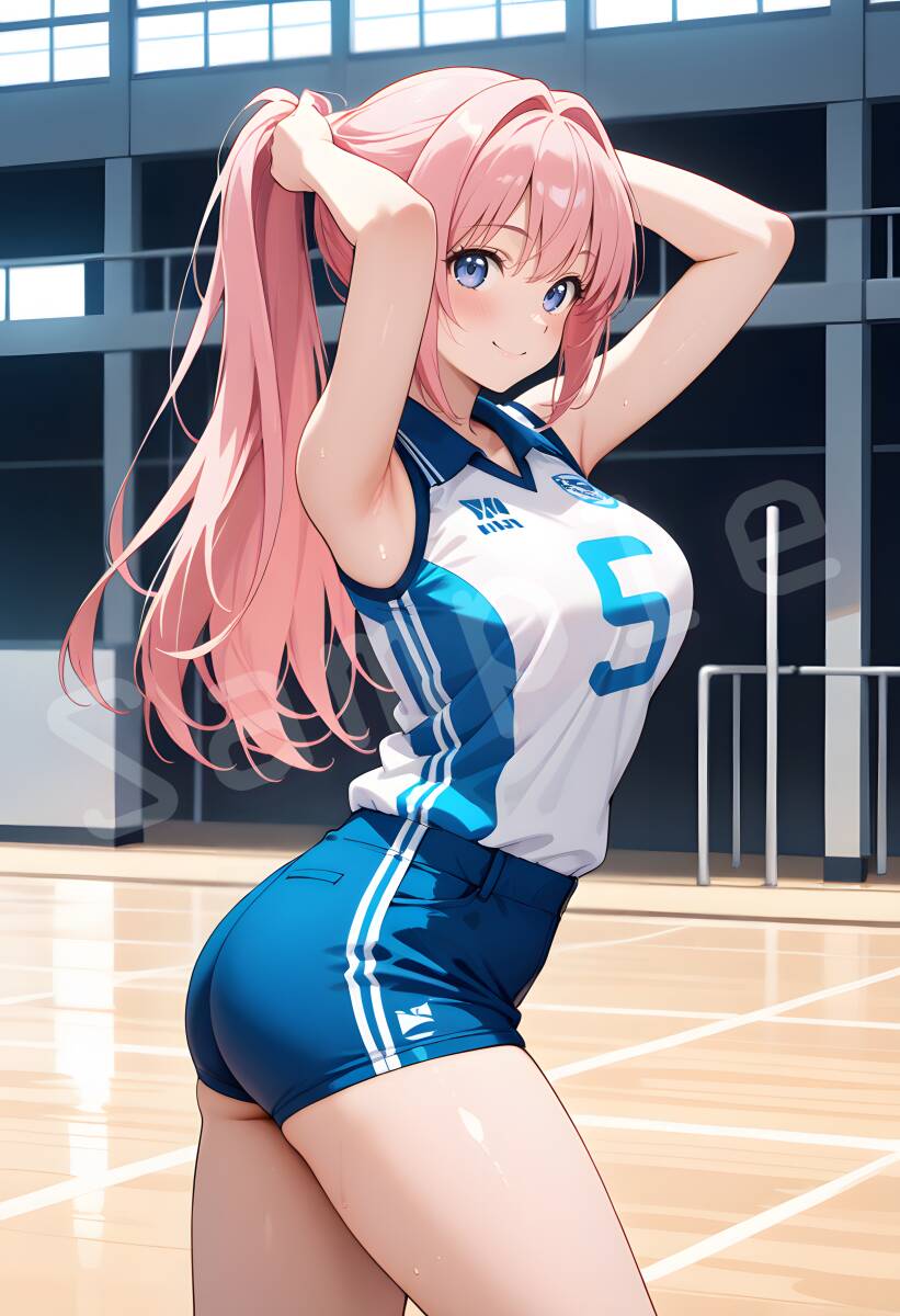 Yahoo!オークション - A213 オリジナル 一点もの ピンク髪 バレーボー...