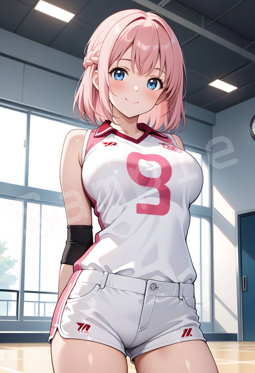 Yahoo!オークション - A215 オリジナル 一点もの ピンク髪 バレーボー...